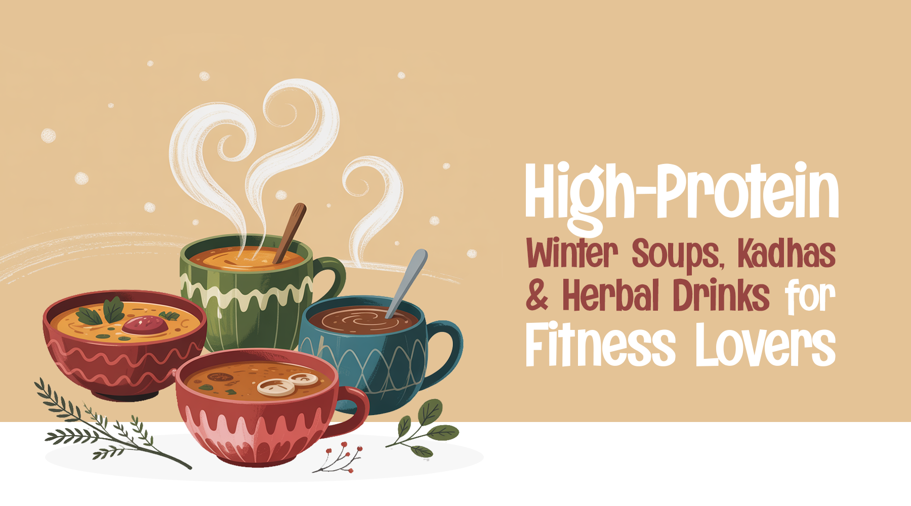 High-Protein Winter Soups, Kadhas and Herbal Drinks for Fitness Lovers
