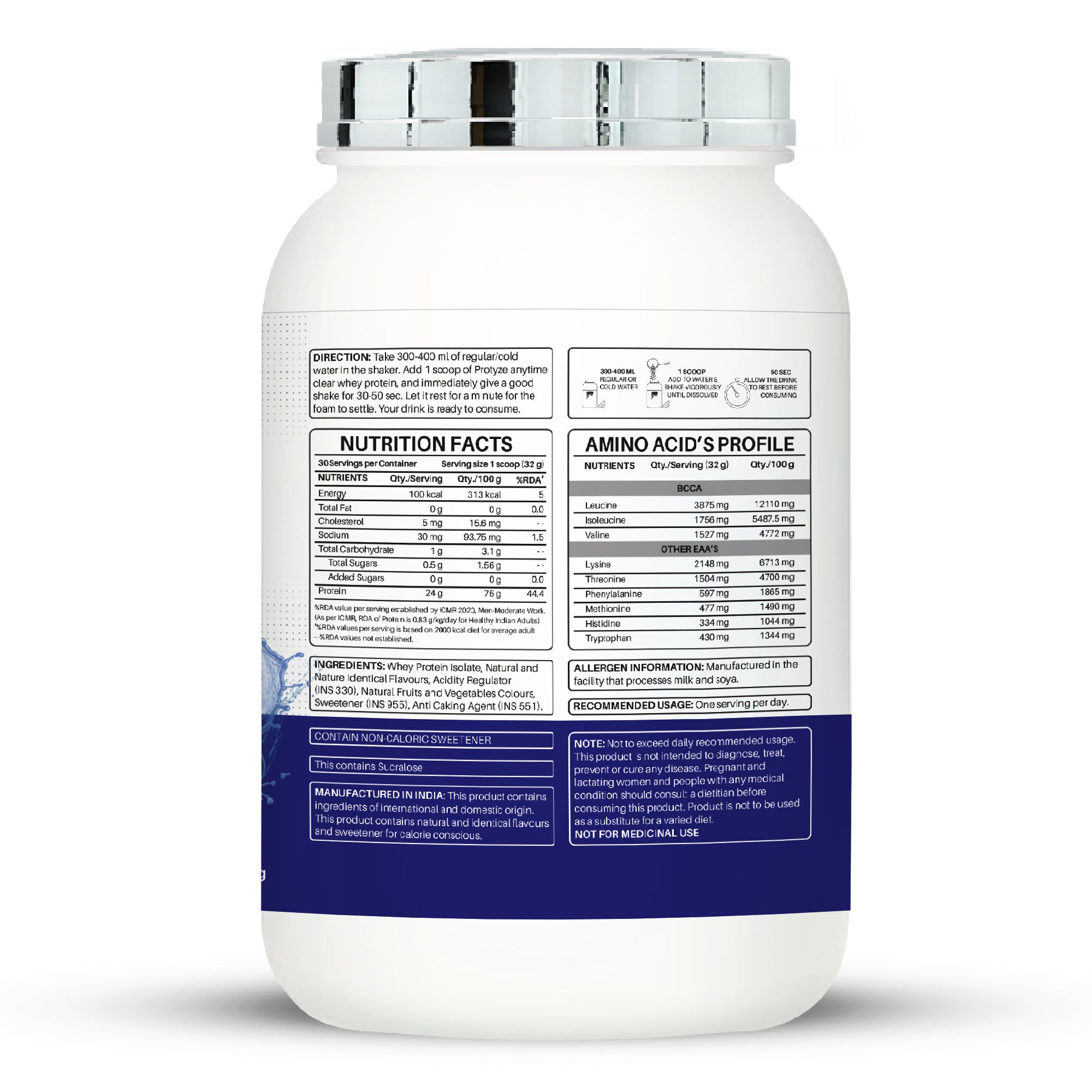 Best Clear Isolate Drink | Best Protein Powder Supplement | Protyze