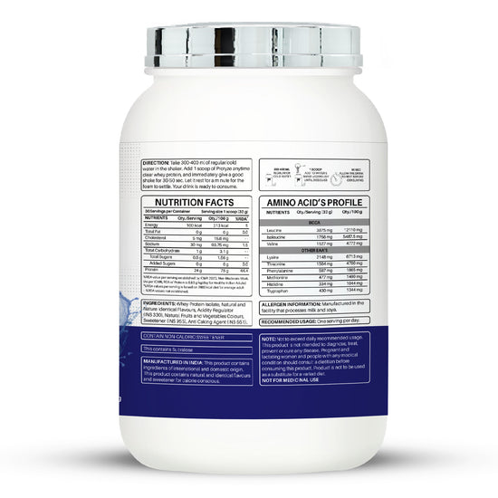 Clear Whey Isolate Blueberry Crush | Best Protein Powder Supplement ...