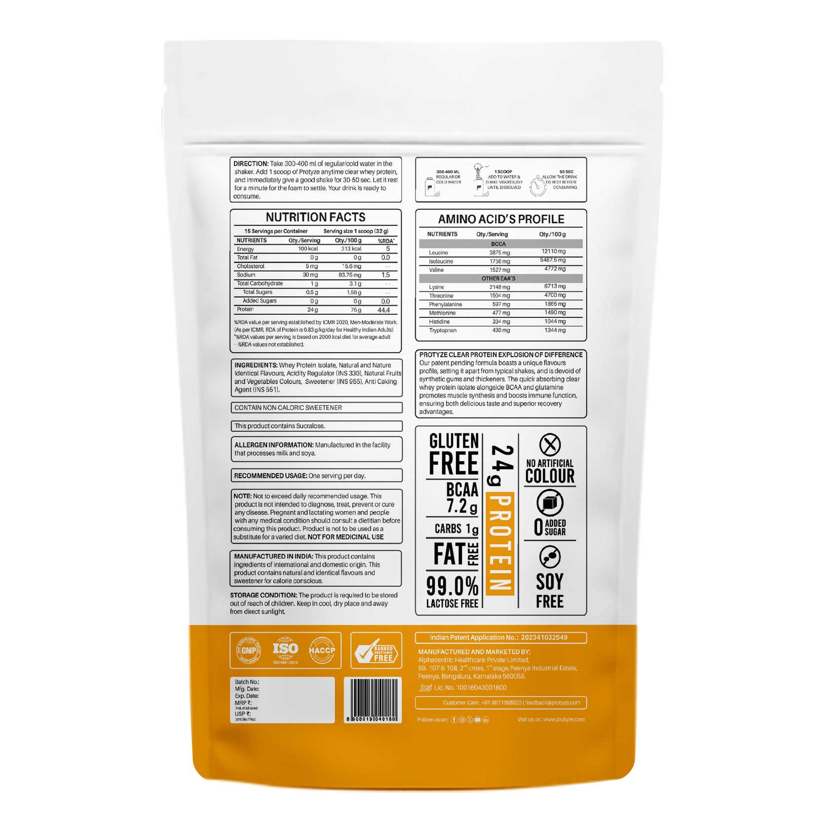 Whey Isolate Protein Powder | Clear Isolate Protein Powder | Protyze